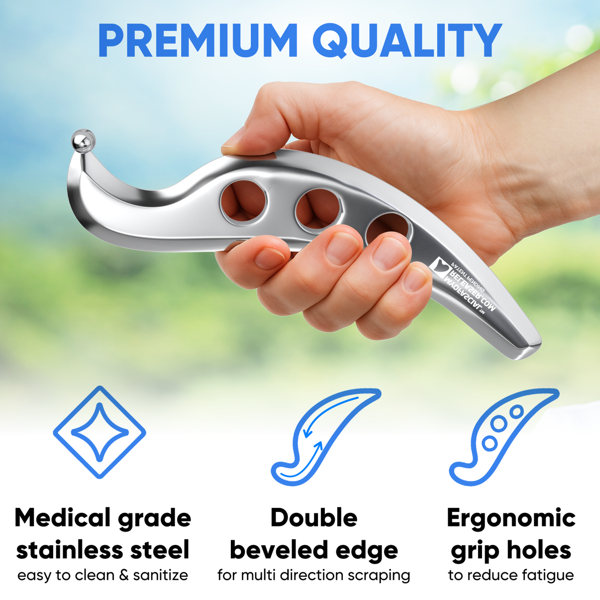 Ellipse Pro muscle scraping tool for IASTM and myofascial release ...